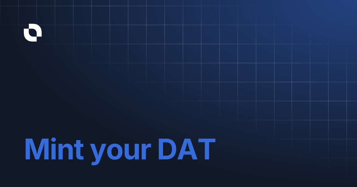 Mint your DAT | LazAI Network